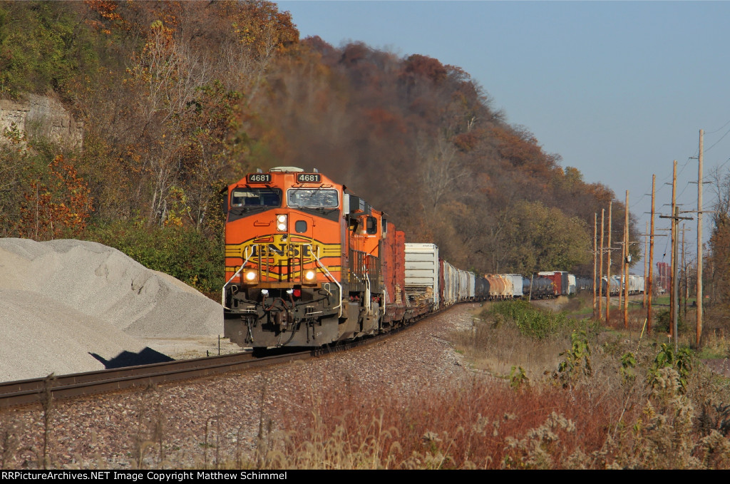 BNSF With Some Fall Color